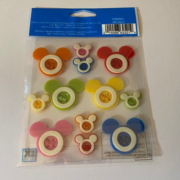 Ek Success | Other | Ek Success Disney Mickey Mouse Heads Adhesive ...